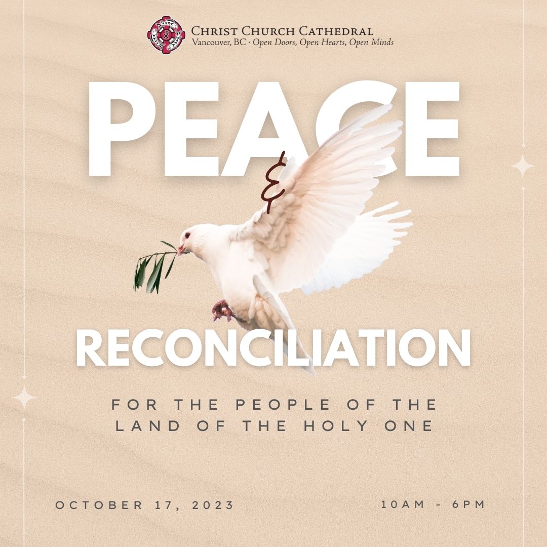 Day Of Prayer For Peace Reconciliation Christ Church Cathedral